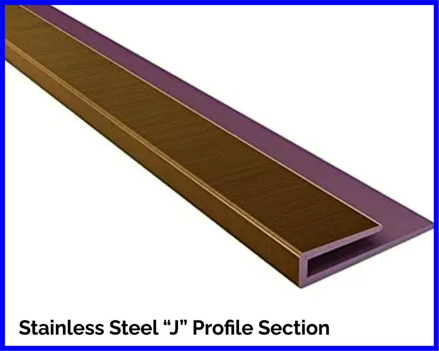 Stainless Steel J Profiles Sections - Jupiter Group of Companies