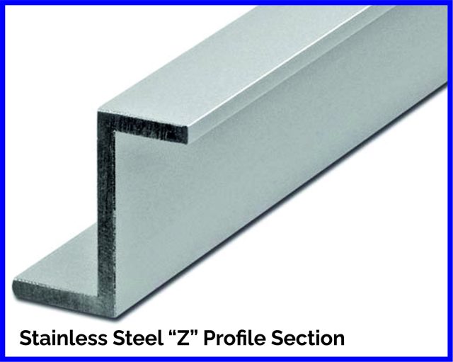 Stainless Steel Z Profiles Sections - Jupiter Group of Companies
